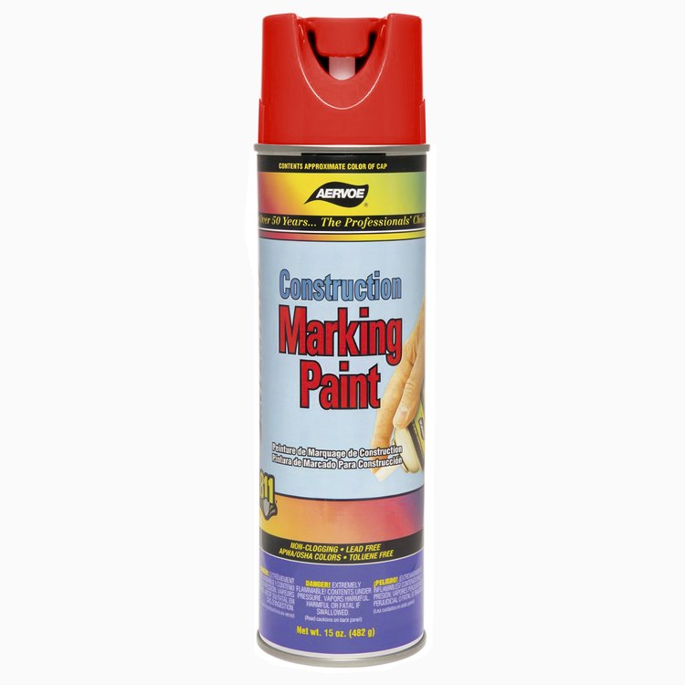 Aervoe 256-RED Inverted Marking Paint