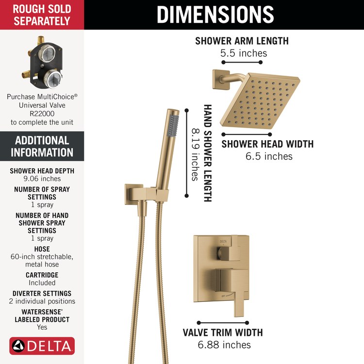 Delta T342703 Shower Trim