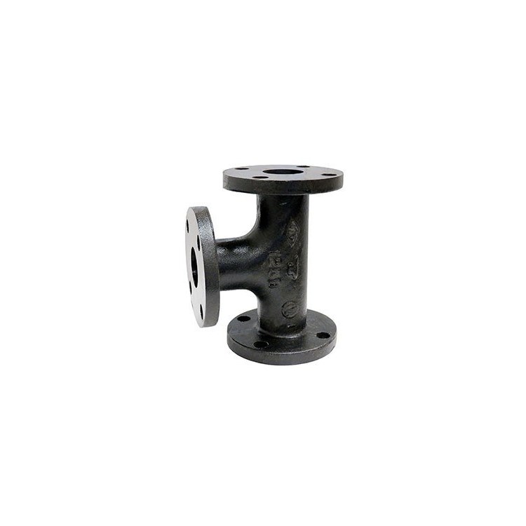 Commodity Black Cast Iron Fittings 6X6X3FLGTI Reducing Tee