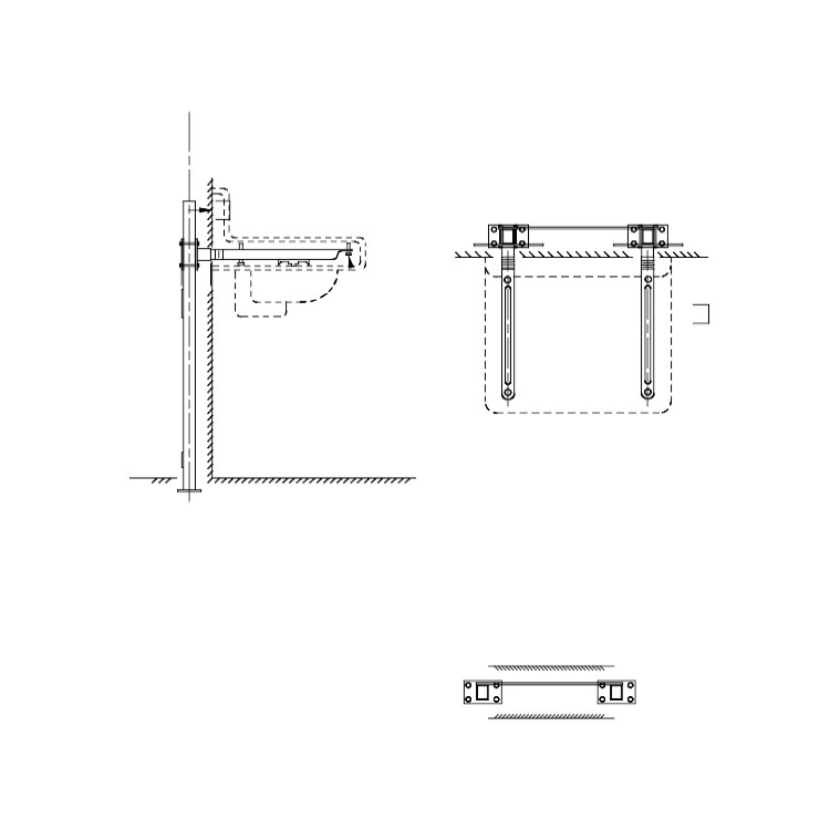 JR Smith 0710-NS-19 Lavatory Carrier