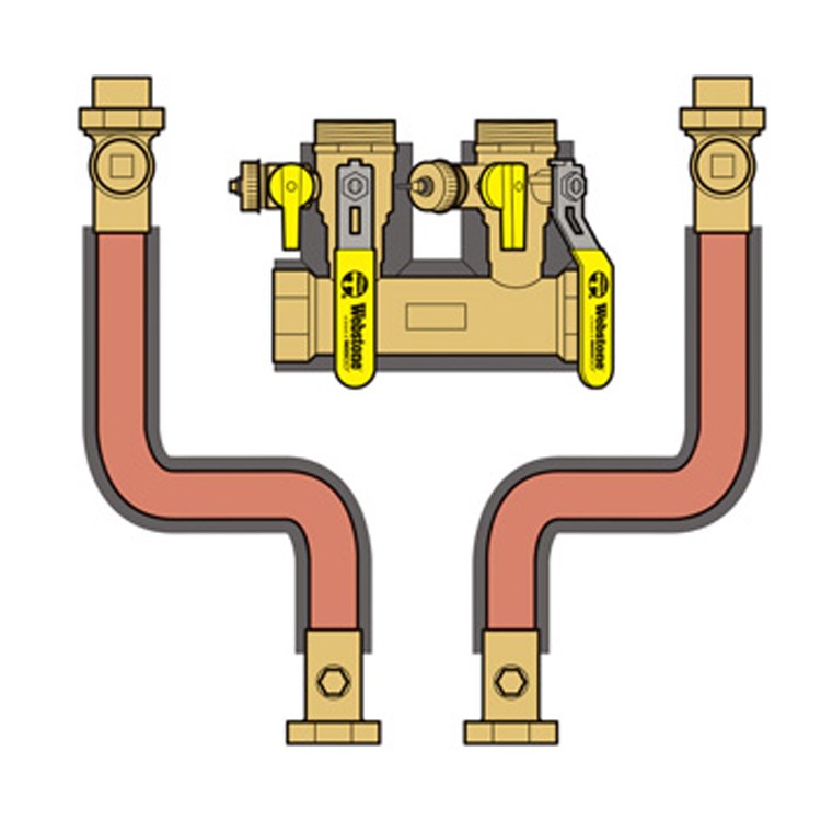 Webstone H-4CC4-NBHK Installation Kit