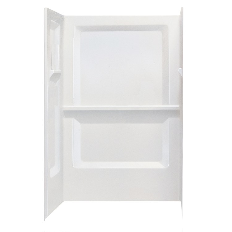 Mustee 748-32WHT Shower Wall