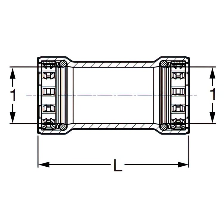 Viega 28795 Slip Coupling