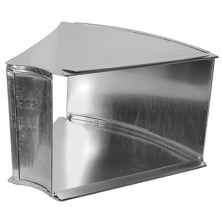 Northeast Metals 125-14X8 Flat Elbow