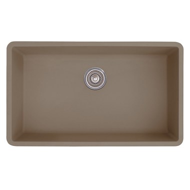 Precis 32 Undermount Single Bowl Soft White Granite, 02/21/2024