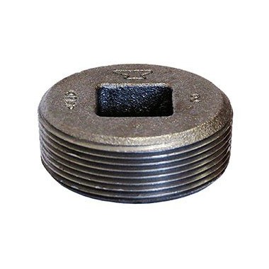 Commodity Black Cast Iron Fittings 4CSPL Countersunk Plug